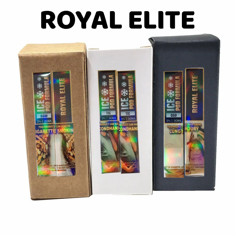 Paper DIY Crafts Packing Box R0YAL ELITE 30ml Paperboard Package Box ...