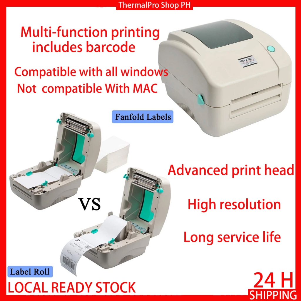 High-Speed USB Port Thermal Printer Label Barcode Printer Thermal ...