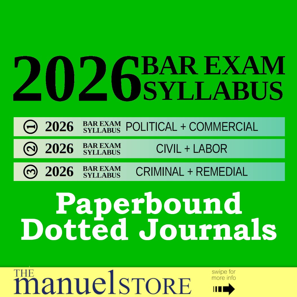 Bar Syllabus Journal (2026) - Exam Outline Notebook Examination ...