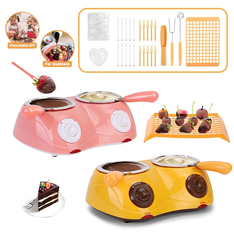 Mini Electric Chocolate Melting Pot Chocolate Fondue Fountain Warmer ...