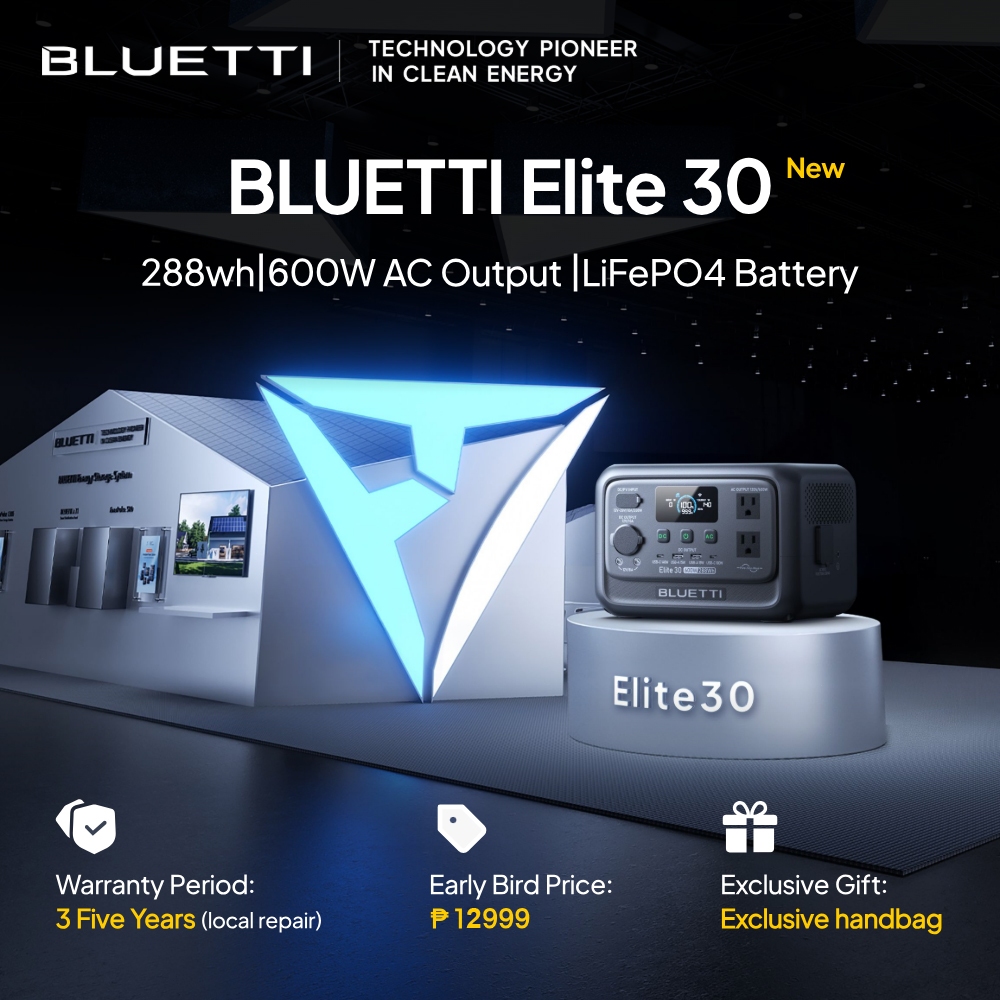 【Power outage essential】（EB3A upgraded version）BLUETTI Elite 30 V2 ...