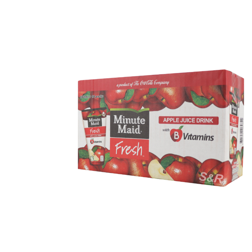 Minute Maid Apple Juice Drink 10pcs | Shopee Philippines
