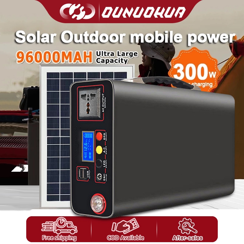 Portable Power Station Multi-functional Power Station Large Capacity Solar Generator 150W/200W ...