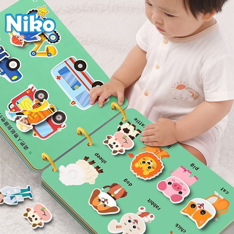 NIKO Baby's Busy Book For Toddlers Enlightenment Book Montessori Toys ...