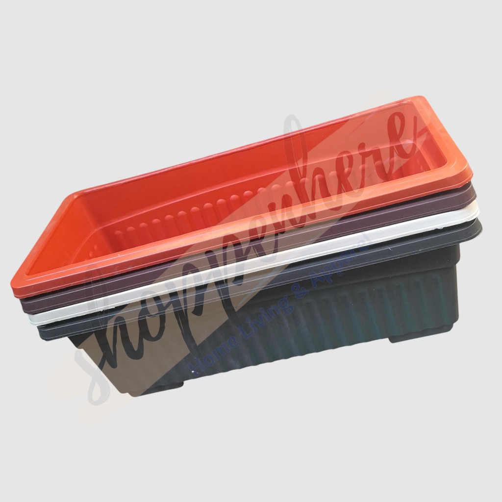 Rectangular Pots for plants and veggies with 3 Sizes | Shopee Philippines
