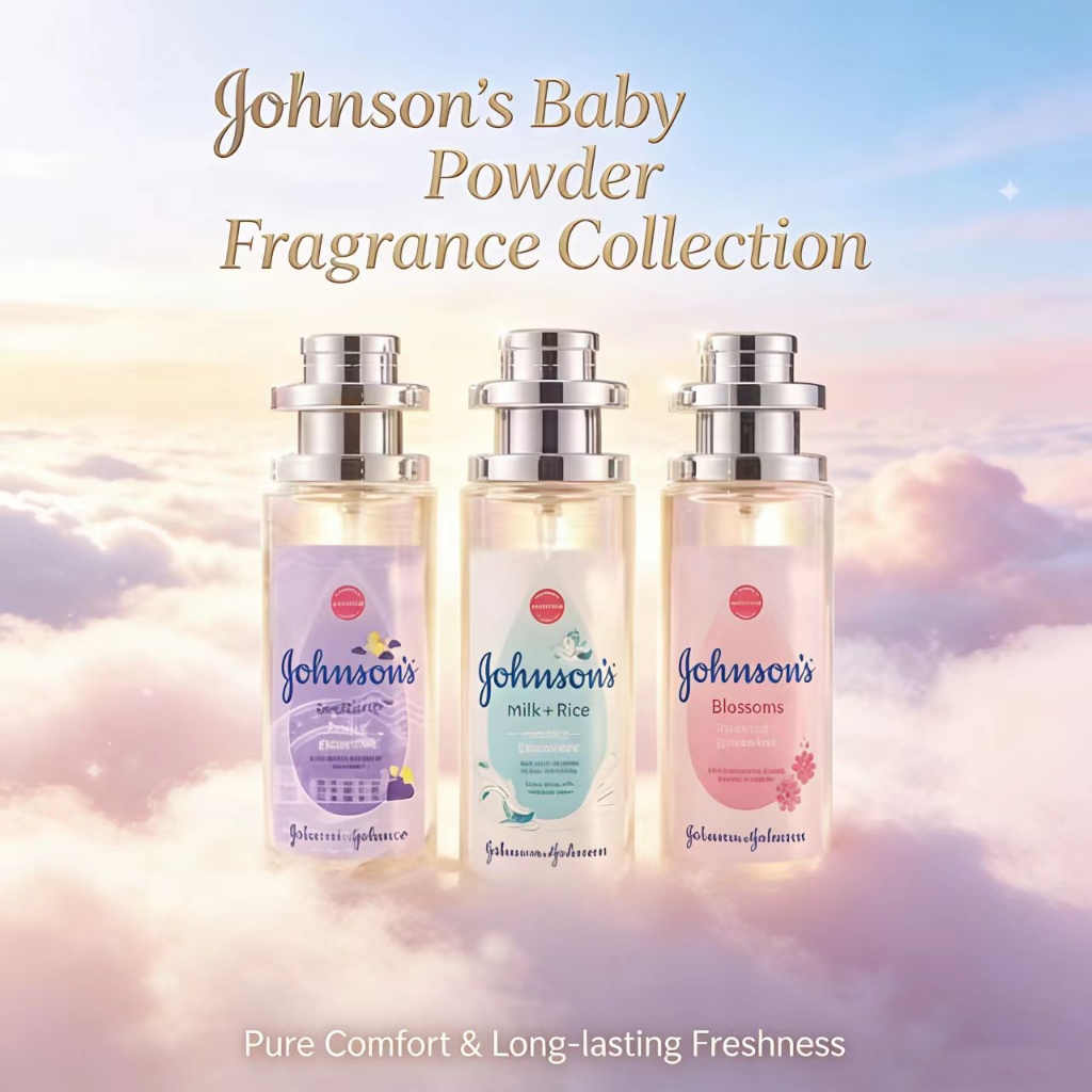 Johnsons Baby Powder Fragrance Perfume Bedtime Lavender Milk Rice ...