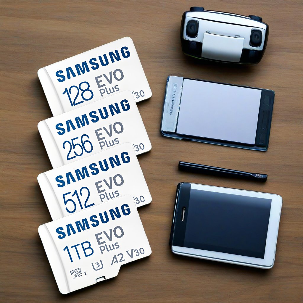 Samsung Evo Plus 128GB/256GB/512GB/1TB MicroSDXC MicroSD Card U3 V30 A2 ...