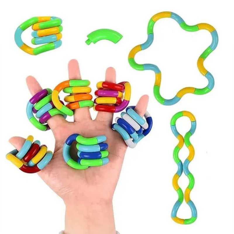 New Fidget String Tangle Toy Relax Anxiety Stress Adhd Sensory Aid ...