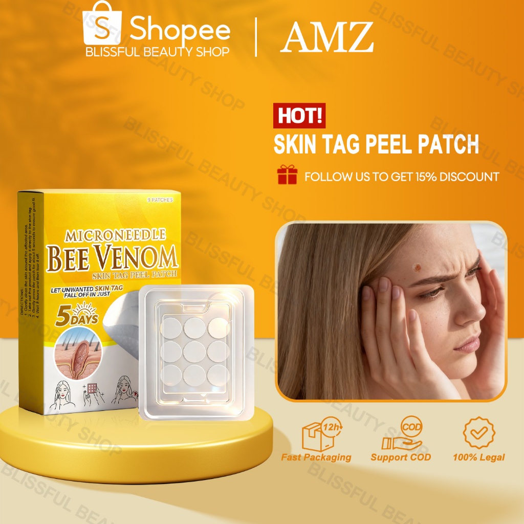 Microneedle Bee Venom Skin Tag Peel Patch 5 Days Skin Tag Removal Mild ...