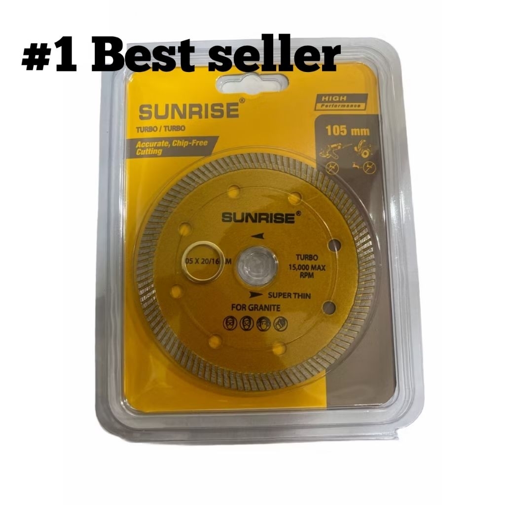 Sunrise 4" Diamond Cutting Disc Super Thin #2509 | Cutting Wheel for ...