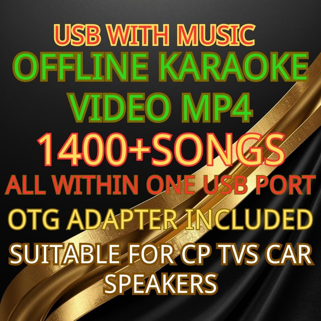 Music USB flash drive 1400+ Karaoke Tracks – The Ultimate Sing-Along ...