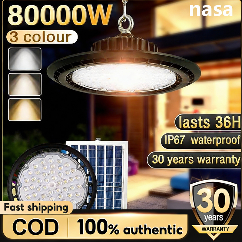 Solar light outdoor waterproof IP67 Solar Pendant Light Tri-color Solar ...