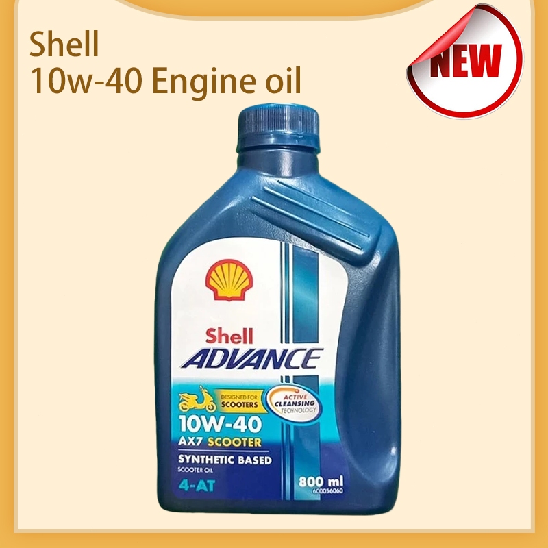 shell 800ml 10W40 Fully Synthetic oil 4T Motorcycle Gasoline Engine Oil ...
