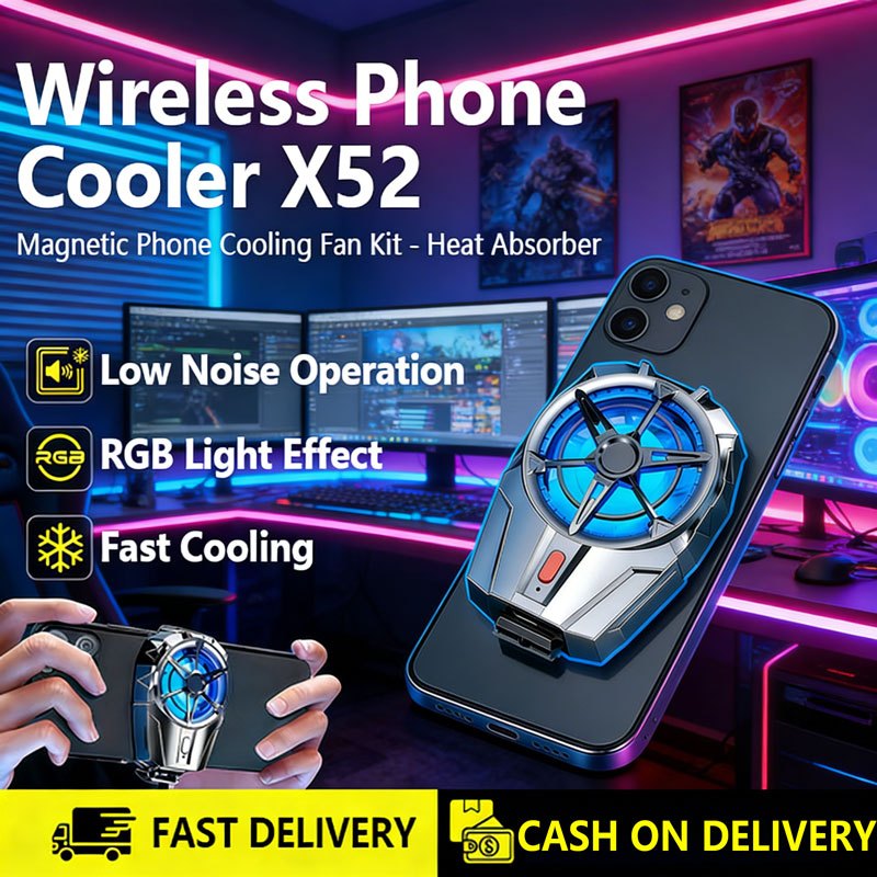 X52 Portable mobile phone cooler game cooler, mobile phone cooler ...