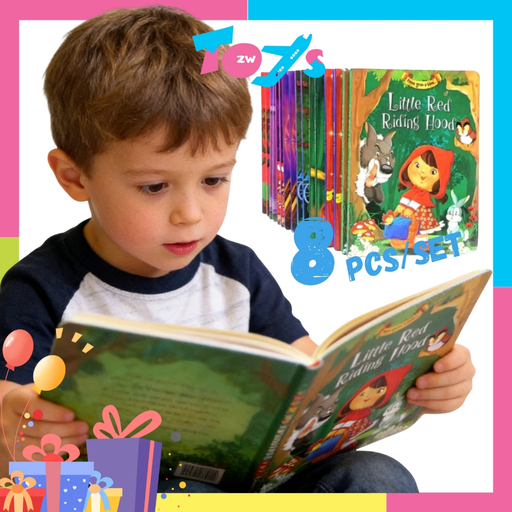 Gift Set 8pcs Children’s Learning Story Books Common Preschool ...