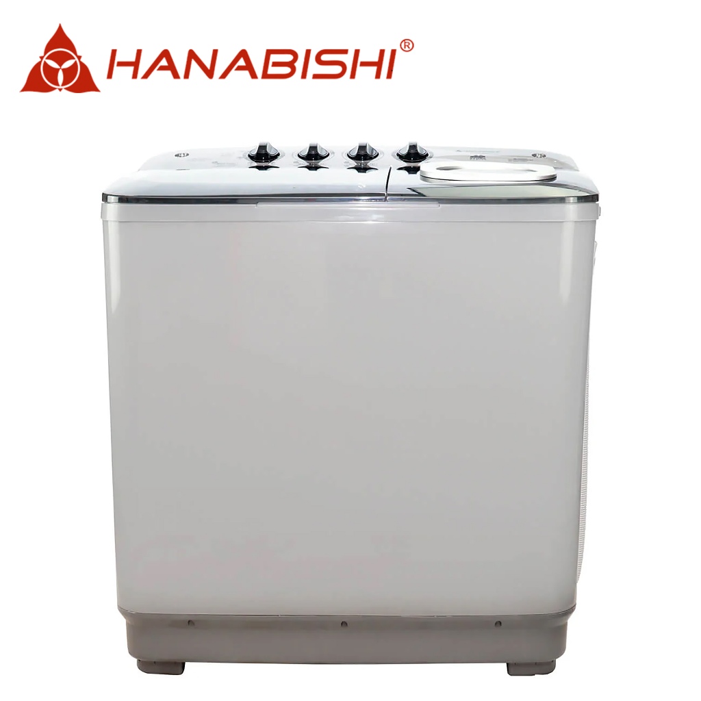 Hanabishi by Winland Twin Tub Washing Machine Stone Series 8KG Capacity ...