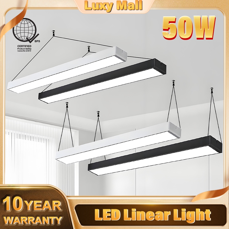 Luxy Rectangular Light 30/40/50W Led Pendant Wire Lights Office Lights ...