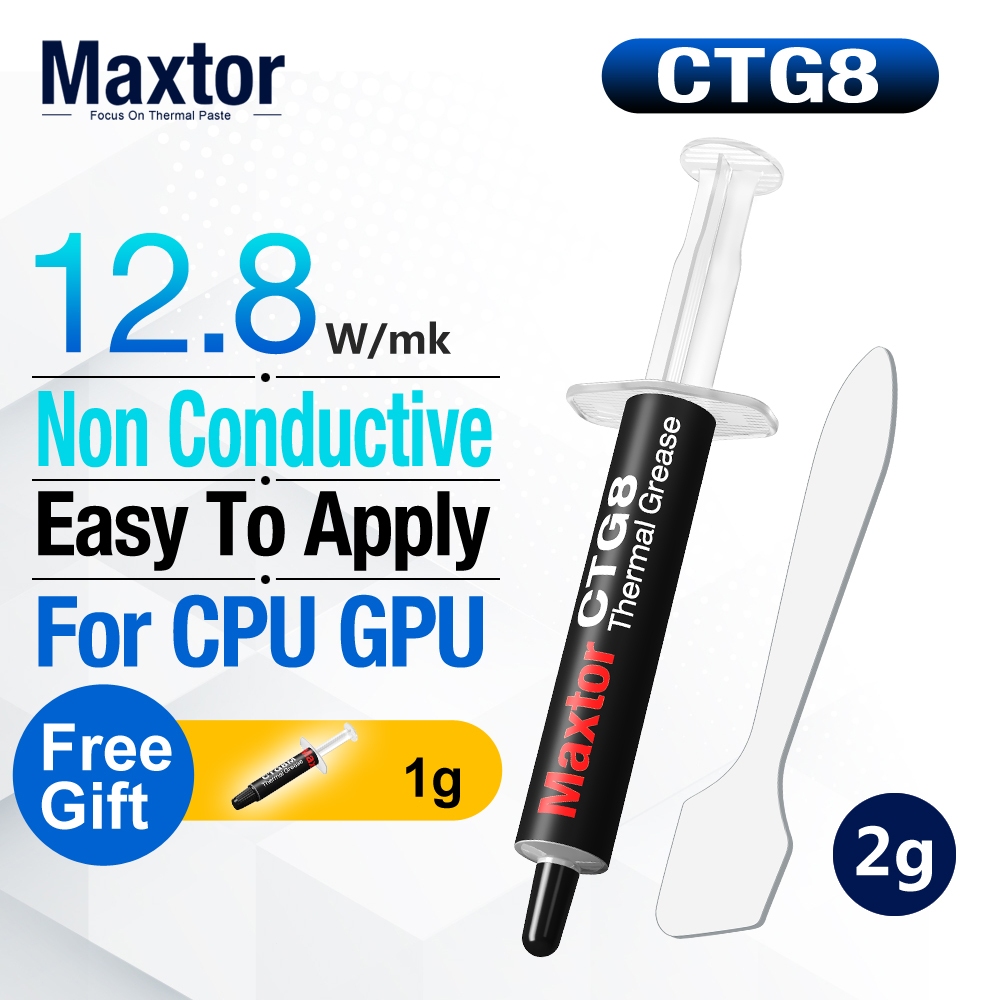 【free tools】Maxtor CTG8 Thermal Paste for CPU/GPU Motherboard Thermal ...