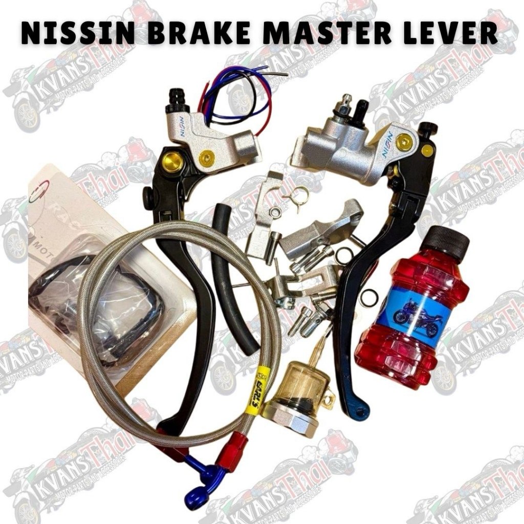 NISSIN BRAKE MASTER LEFT AND RIGHT (UNIVERSAL) | Shopee Philippines