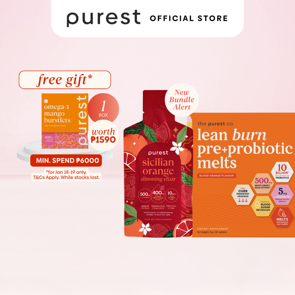 2 Step Slim Pack (Sicilian Orange Elixir + Lean Burn Pre Probiotic ...