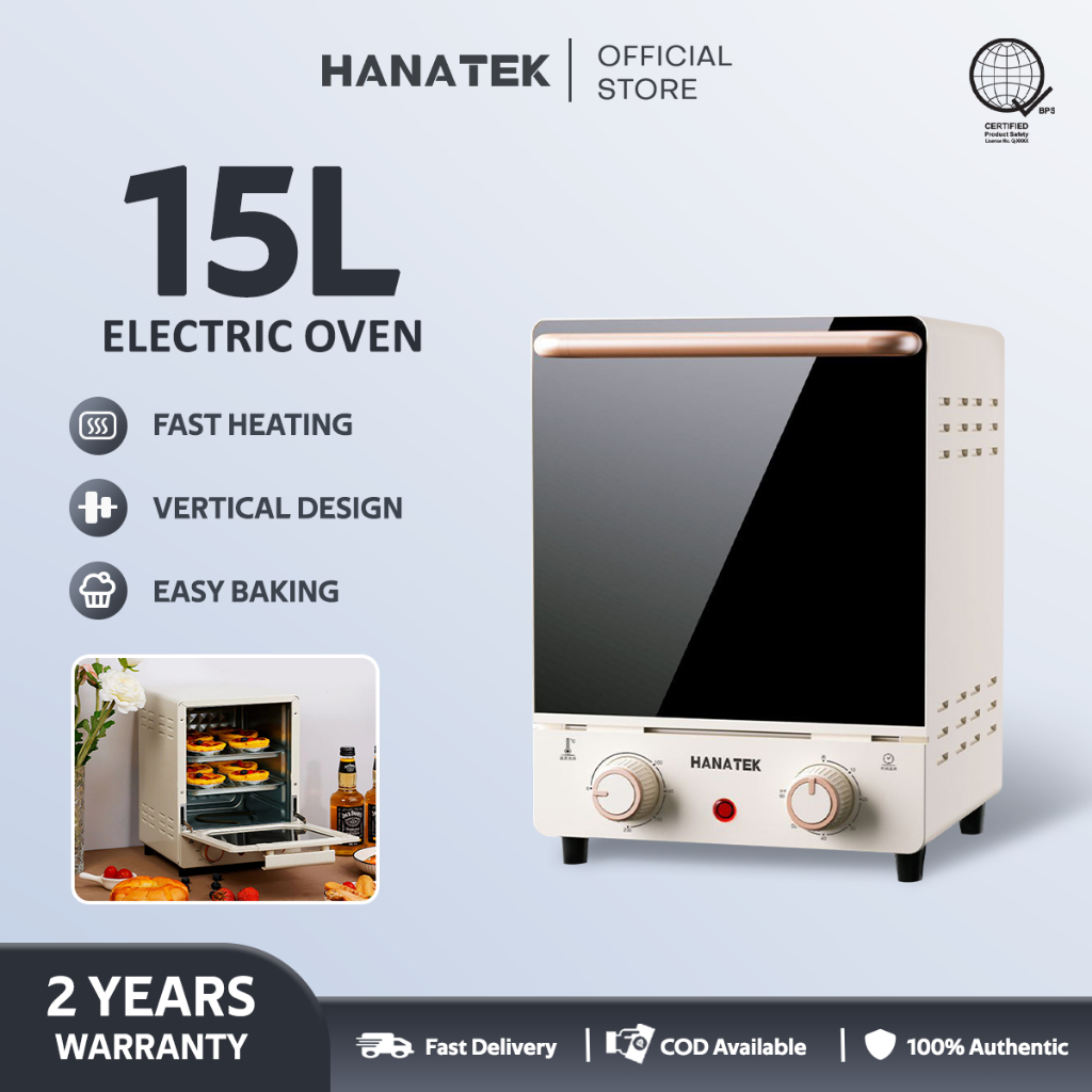 HANATEK Electric Oven 15L Multi-function Automatic Oven For Baking ...