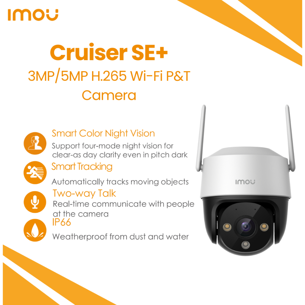 IMOU CCTV Outdoor Home Security Surveillance Cruiser SE + | 360 ...