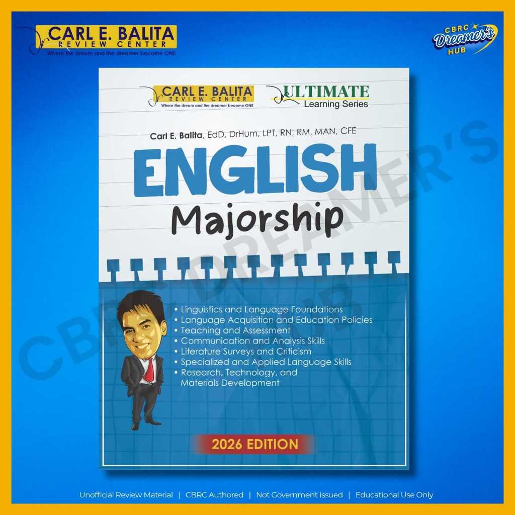CBRC ENGLISH Majorship LET Reviewer (2026 Latest Edition) | Shopee ...