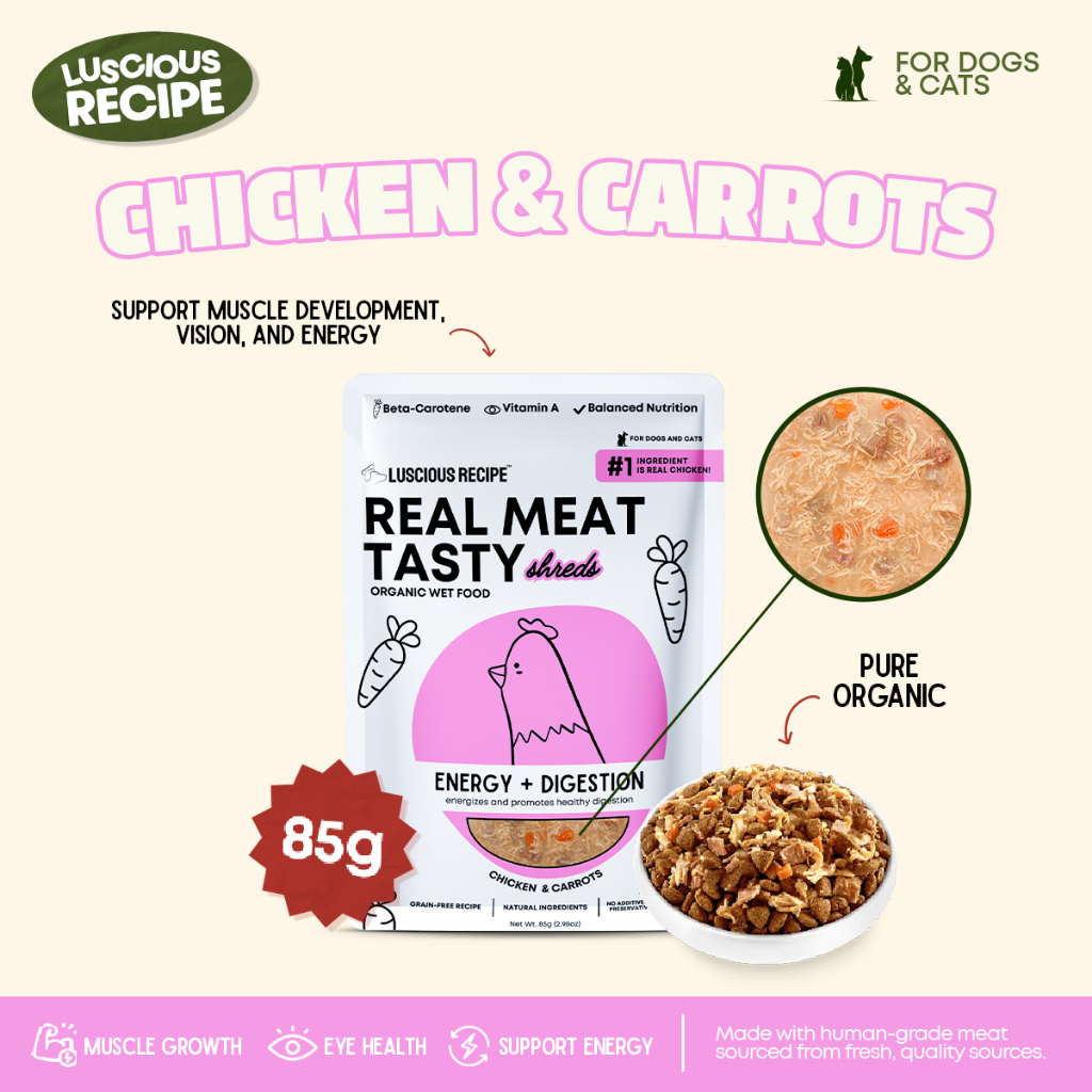Luscious Recipe Real Meat Tasty Dog Wet Food Cat Wet Food Pure Meat ...