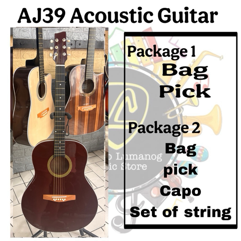 AJ39r Lumanog acoustic guitar by: Antonio Lumanog suitable for kids ...