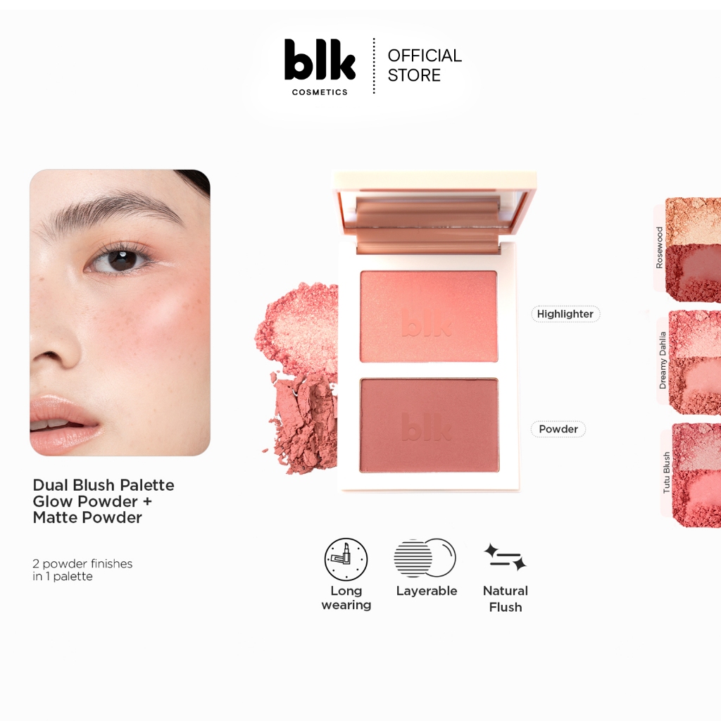 blk cosmetics daydream dual blush palette powder | Shopee Philippines