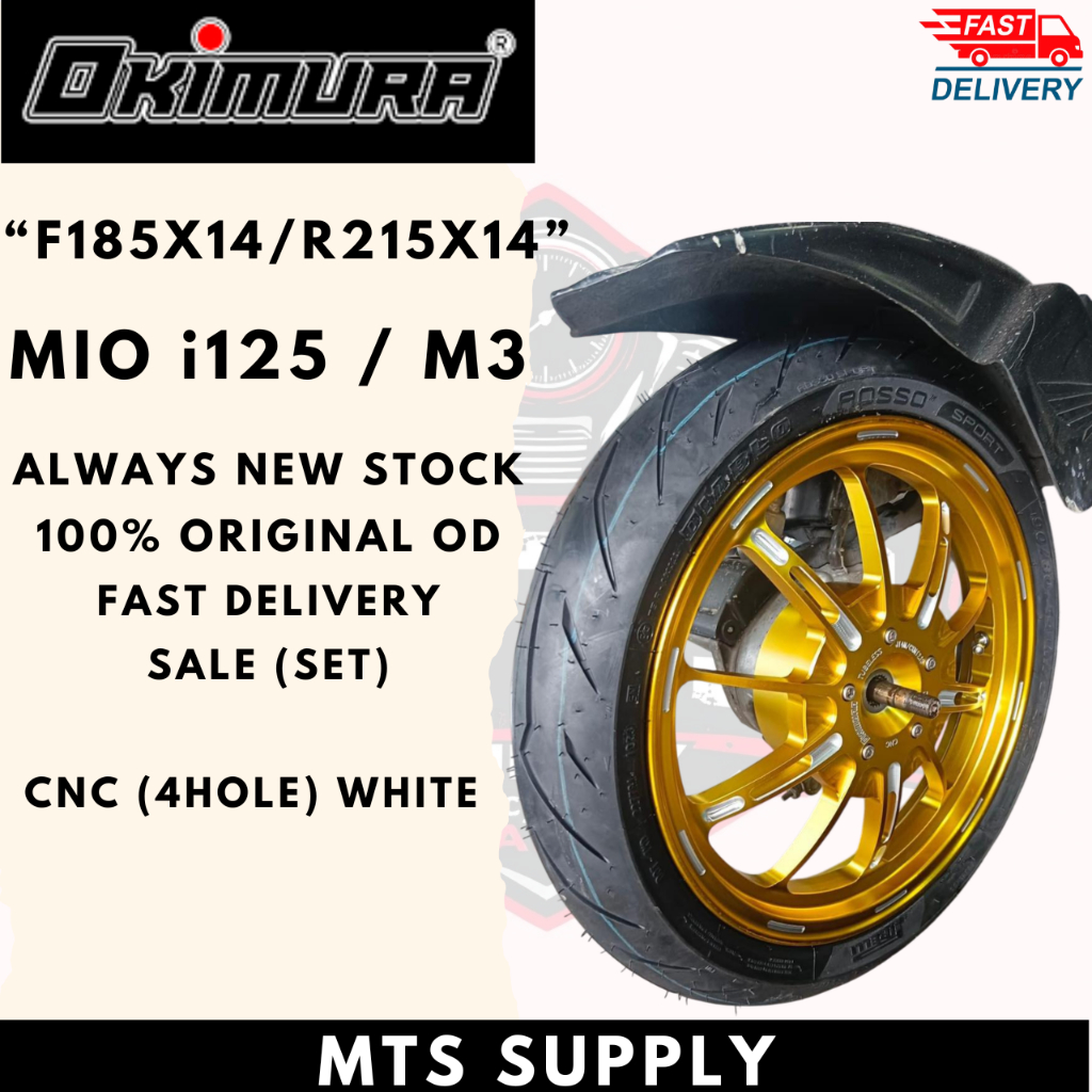 OKIMURA Mags Yamaha Mio i125/M3 Gold 4 Hole Made in Japan Original ...