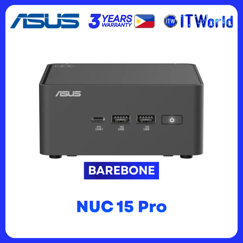 ASUS NUC 15 Pro Barebone Mini PC - Core 5-210H / DDR5 (No Memory ...