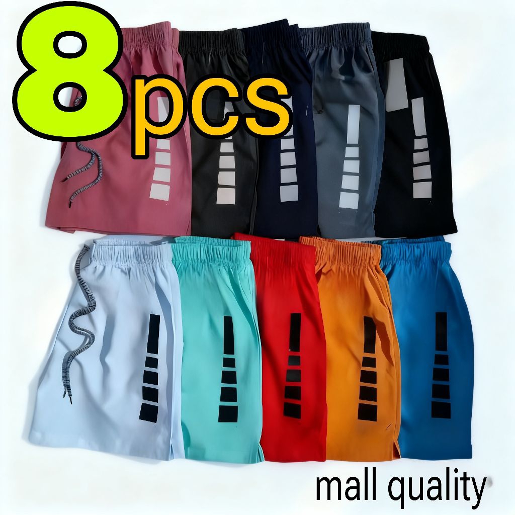 8pcs for only 280 Elite Taslan Short for Men and Women/unisex freesize ...
