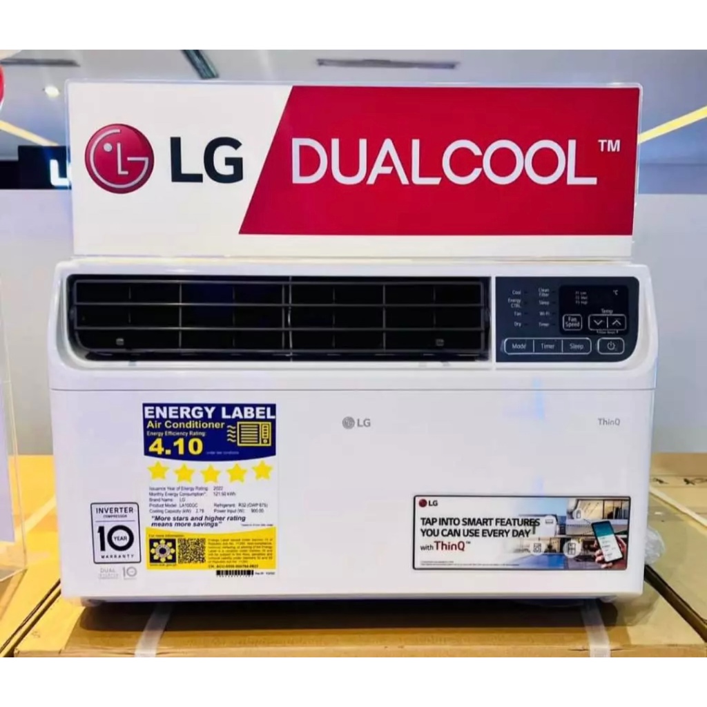 Brand New WINDOW-TYPE INVERTER LA100GC2 1.0hp Window-type DUAL Inverter ...