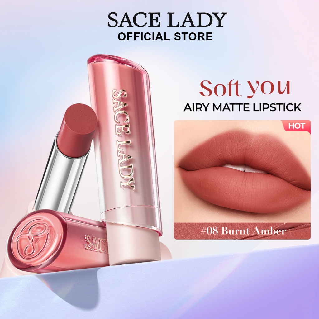 SACE LADY Soft You Airy Matte Lipstick Non-sticky Long Lasting ...