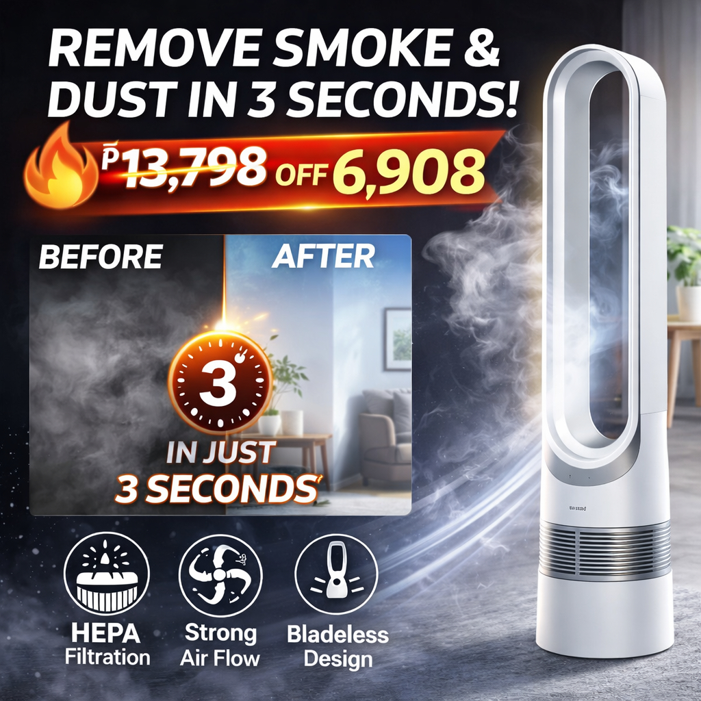 HEPA Air Purifier Home Air Cleaner Dust Removal Strong Air Flow / 18 ...