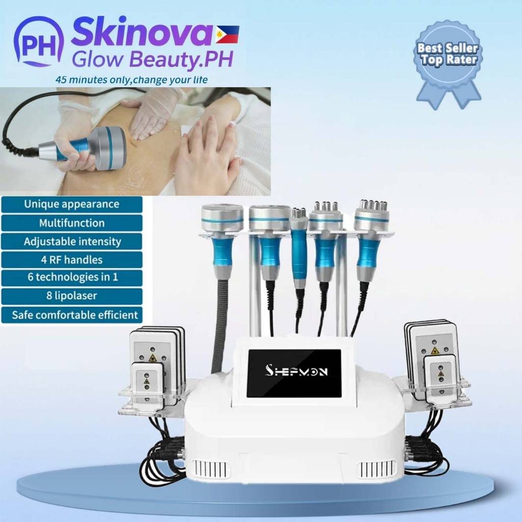 6 in1 Cavitation Machine 40K Vaccum Rf Skin Tightening Body Shape ...