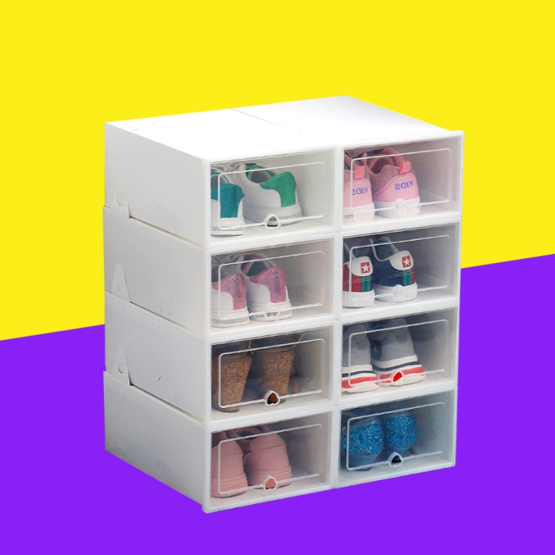 Mababang Presyo Shoe Box Shoe Rack Big Size Container Plastic Cabinet ...
