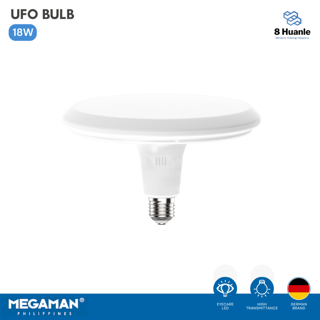 Megaman LED UFO Bulb 18W 6500K Daylight Ultra Bright Bulb | Shopee ...