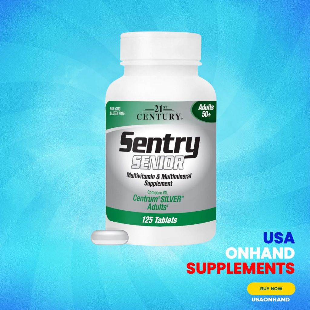 USA Onhand | 21st Century, Sentry Senior, 125 Tablets ( Cognitive ...