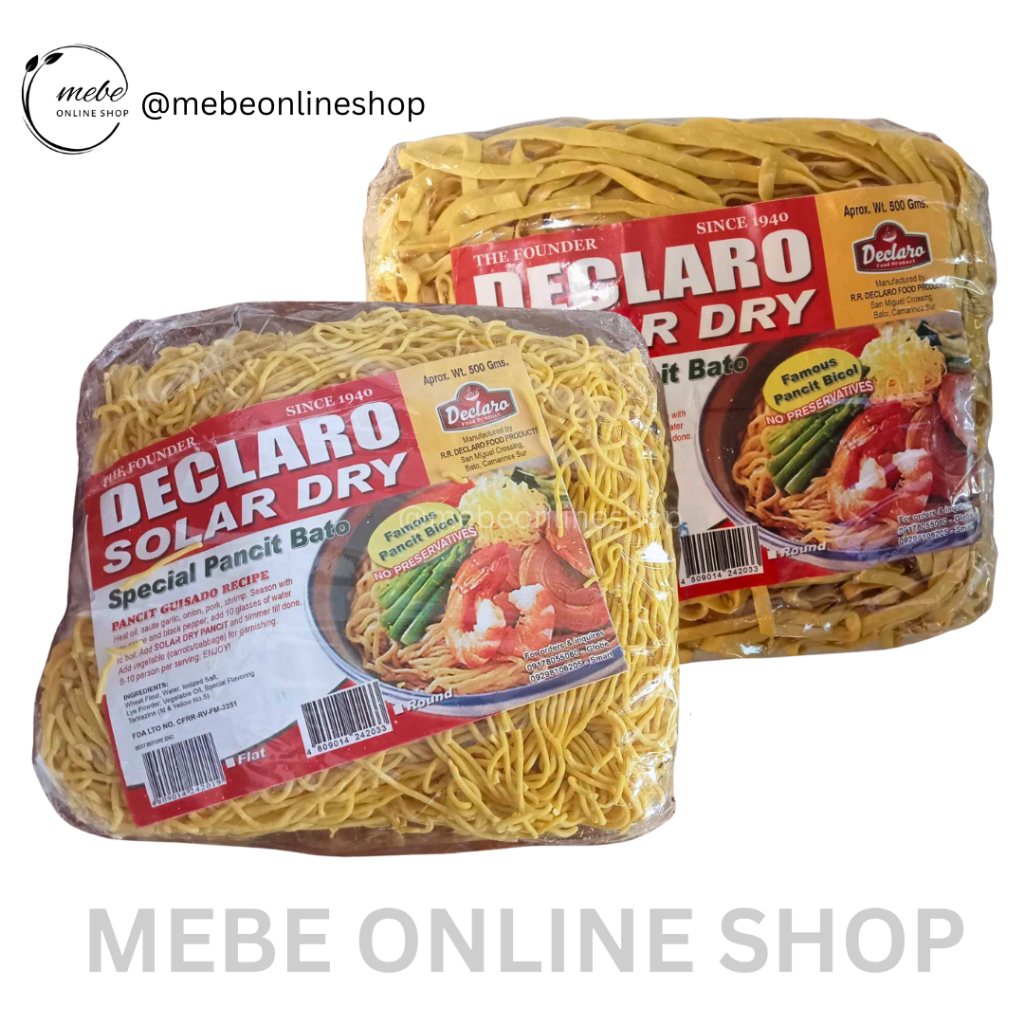 Original Pancit Bato Declaro/Supremestick Solar Dry 500g | Shopee ...