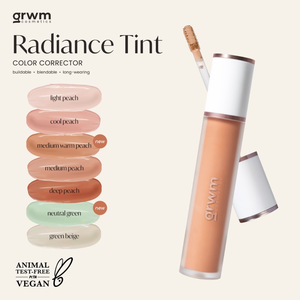 GRWM Cosmetics Radiance Tint Multiuse Base - Color Corrector | Shopee ...