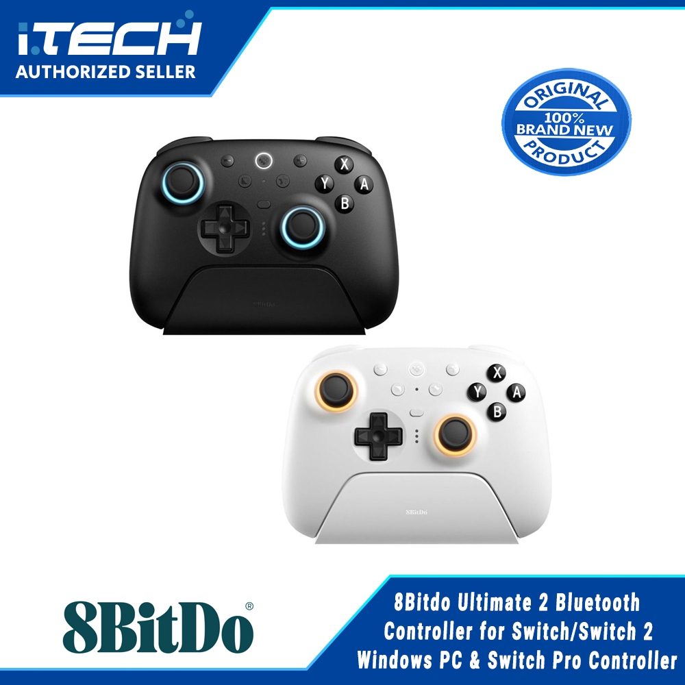 8Bitdo Ultimate 2 Bluetooth Controller for Switch/Switch 2 Windows, PC & Switch Pro Controller ...
