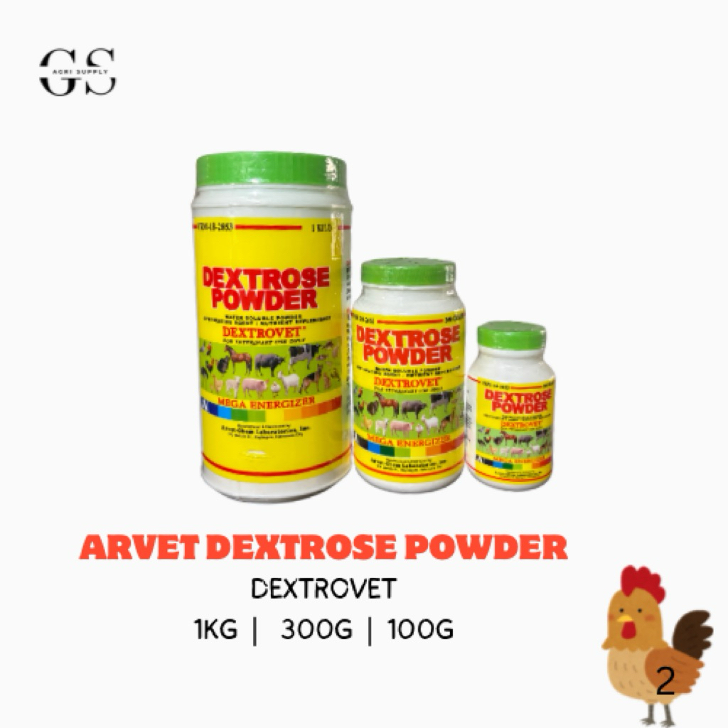 Dextrovet Dextrose powder 1kg | 300g | 100g bottle | Shopee Philippines