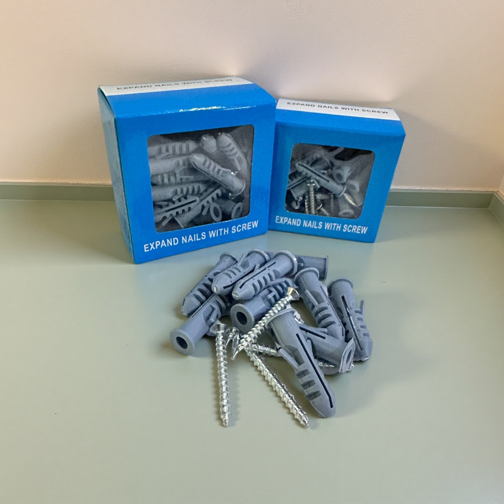Tox with Screw 5MM, 6mm , 8mm , 10 mm PER BOX (50PCS) | Shopee Philippines