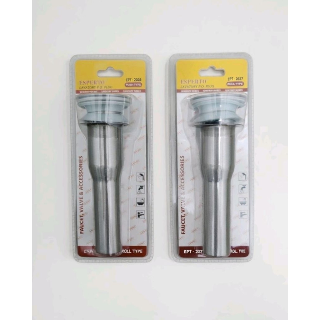Esperto 304# Stainless Steel Lavatory Strainer,Pop-up(Push button/Roll ...