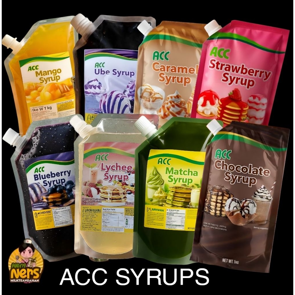 ACC Syrups 1L (Chocolate Syrup, Strawberry Syrup, Caramel Syrup ...