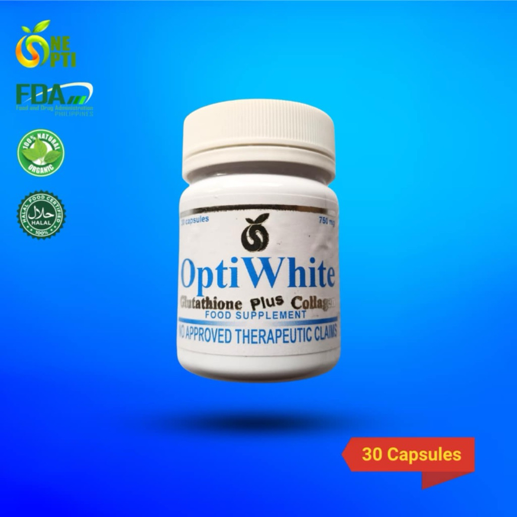 (ONE OPTI)OPTI WHITE GLUTATHIONE PLUS COLLAGEN FOOD SUPPLEMENT 30 ...
