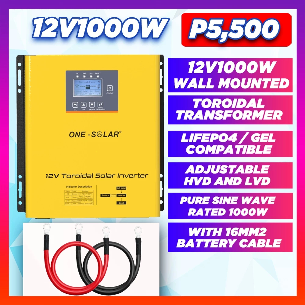 One Solar Toroidal Solar Inverter - not Snadi Snat Deye Inverter ...