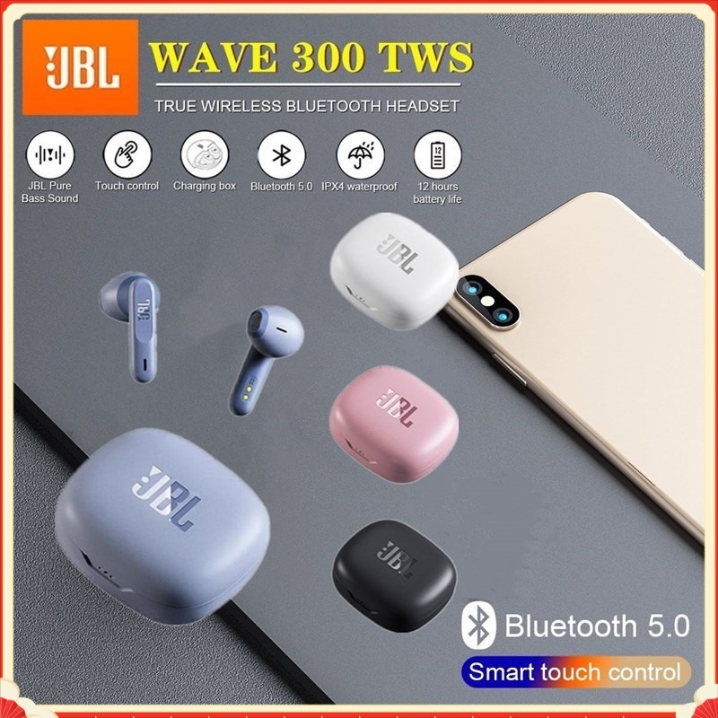 Jbl Wave 300 TWS Wireless Bluetooth Earphones, True Stereo Sports ...